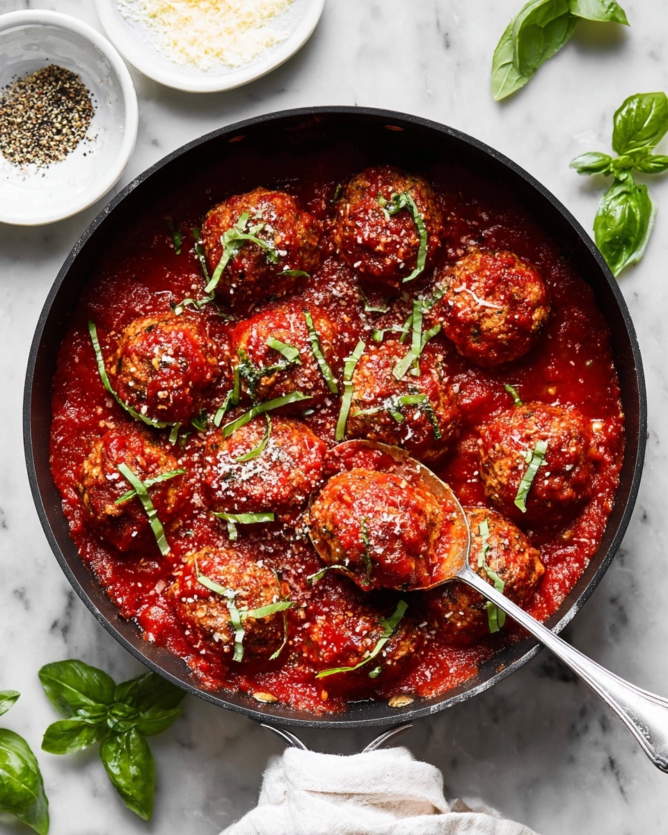 Baked Italian Meatballs Recipe – Juicy & Flavorful Italian Dinner