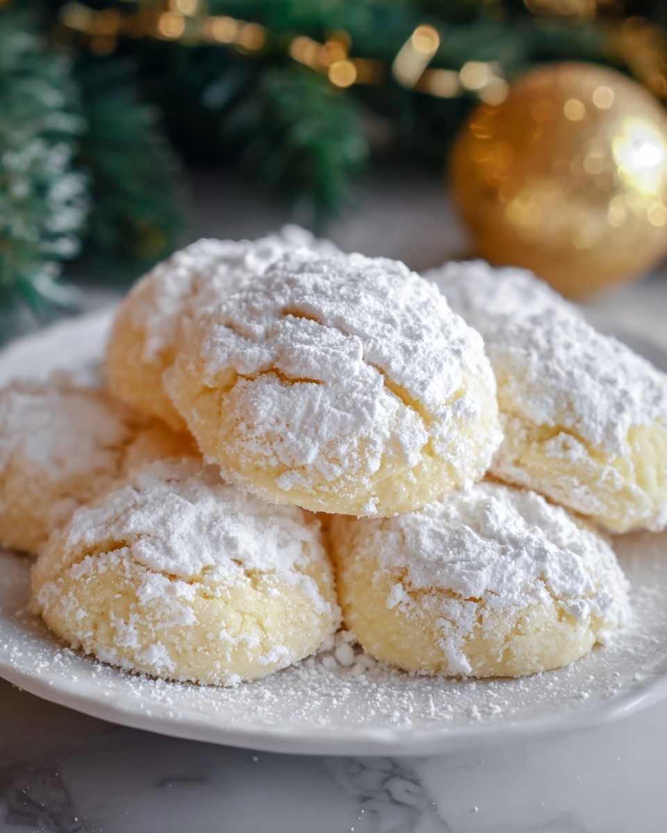 Sweetened Condensed Milk Snowballs - Irresistibly Soft Cookies