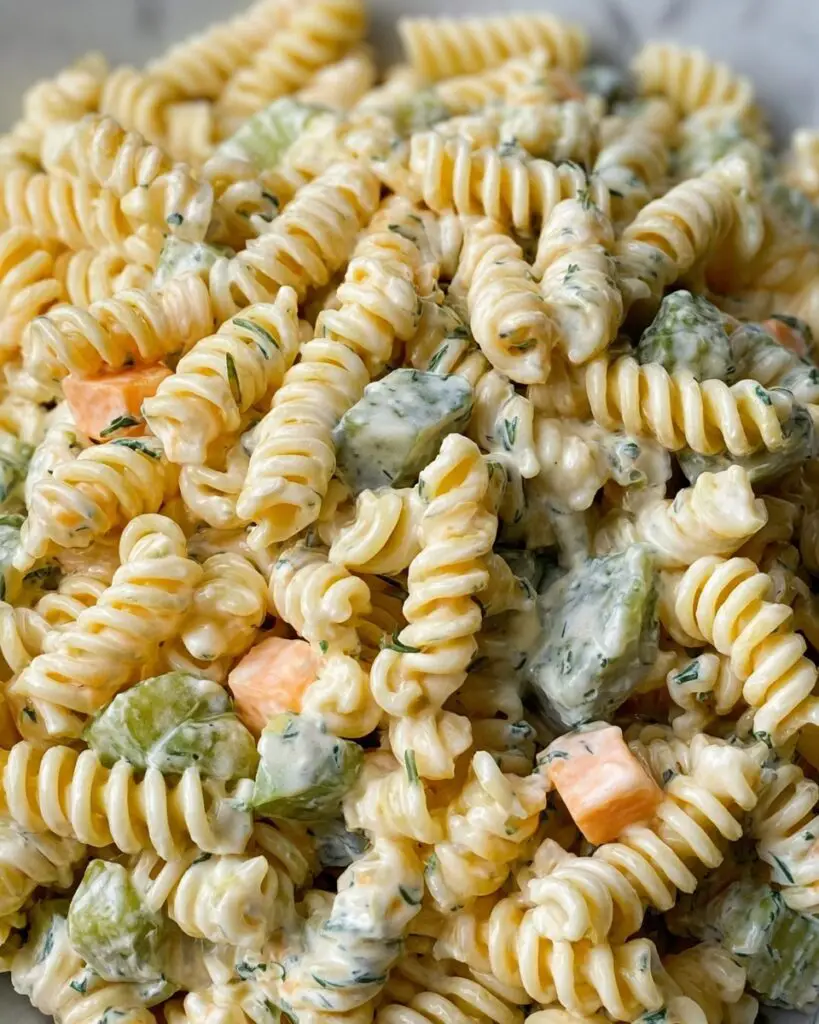 Dill Pickle Pasta Salad - Refreshing & Easy Summer Dish