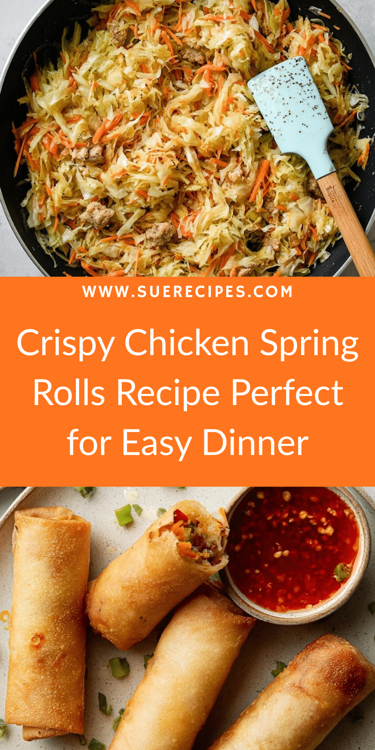 Chicken Spring Rolls: Crispy, Flavorful & Easy to Make