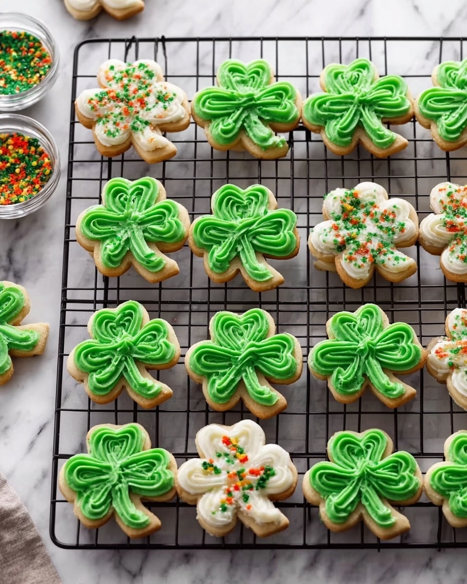 Vanilla Bean St. Patrick's Day Cookies: Festive & Irresistible