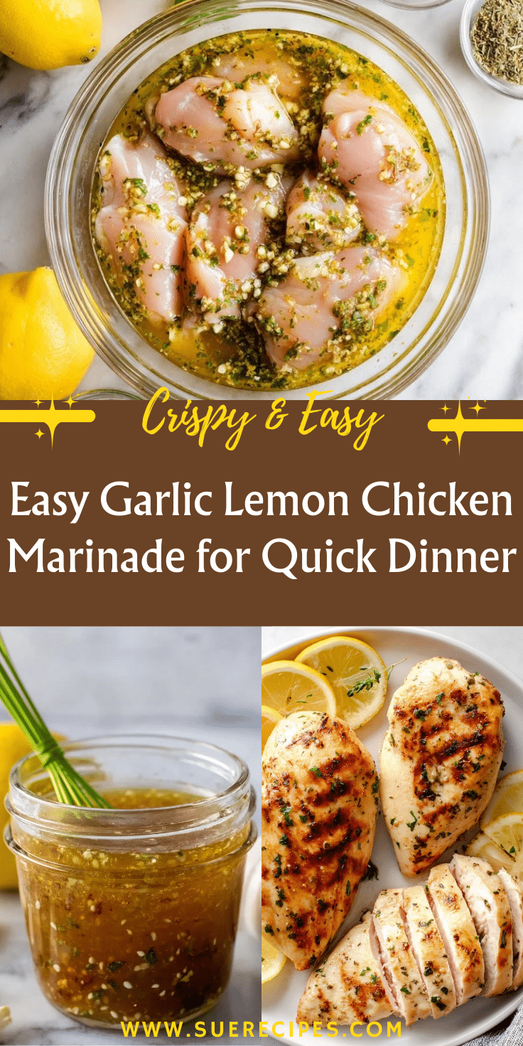 Garlic Lemon Marinade for Chicken - Delicious & Easy