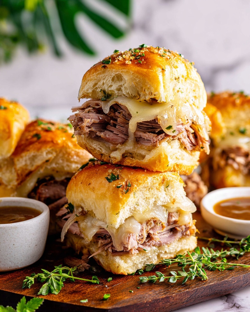 French Dip Sliders: Quick, Savory & Irresistible