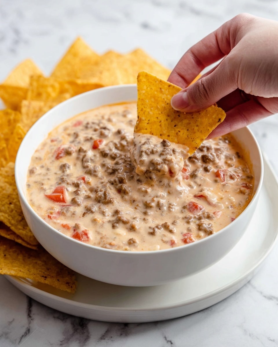 Velveeta Cheese Dip in the Crock Pot: Creamy & Easy Party Favorite
