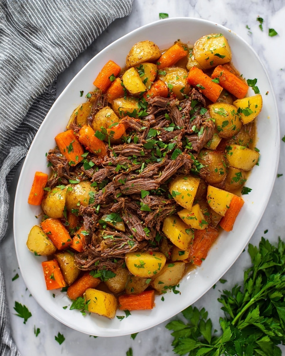 Slow Cooker Pot Roast with Potatoes and Carrots – Cozy Comfort Food